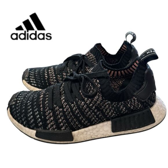 adidas | Shoes | Adidas Mensnmd R Core Black Stlt Black Grey Solar Pink ...